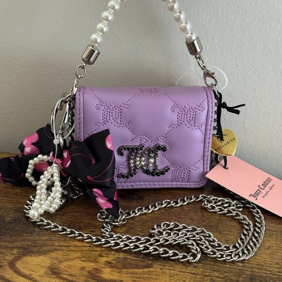 Juicy Couture | Bags | Nwt Juicy Couture Tie The Knot Mini Shoulder Bag ...